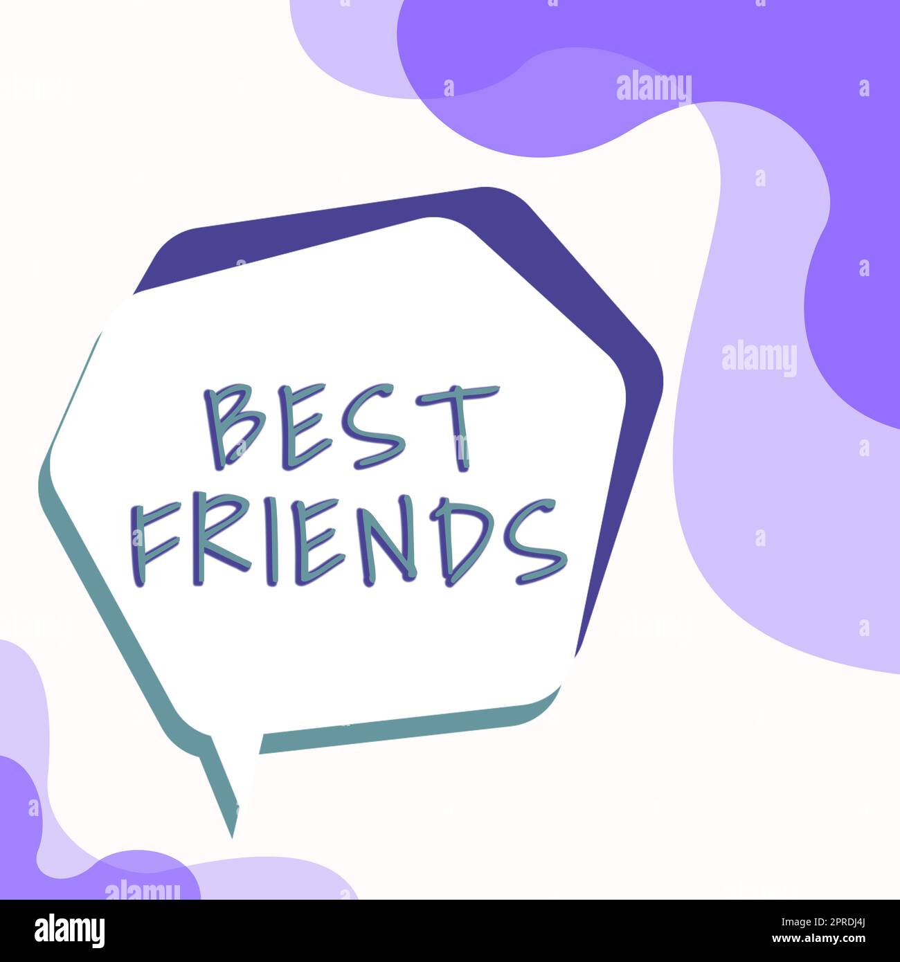 Conceptual caption Best Friends. Business showcase A person you value ...