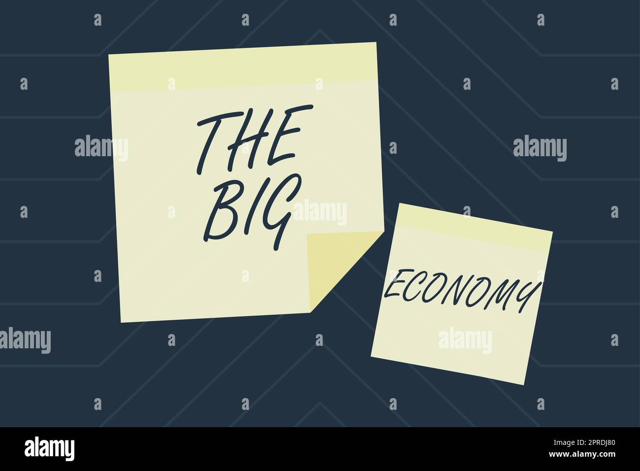 Hand writing sign The Big Economy. Business overview Global finances ...