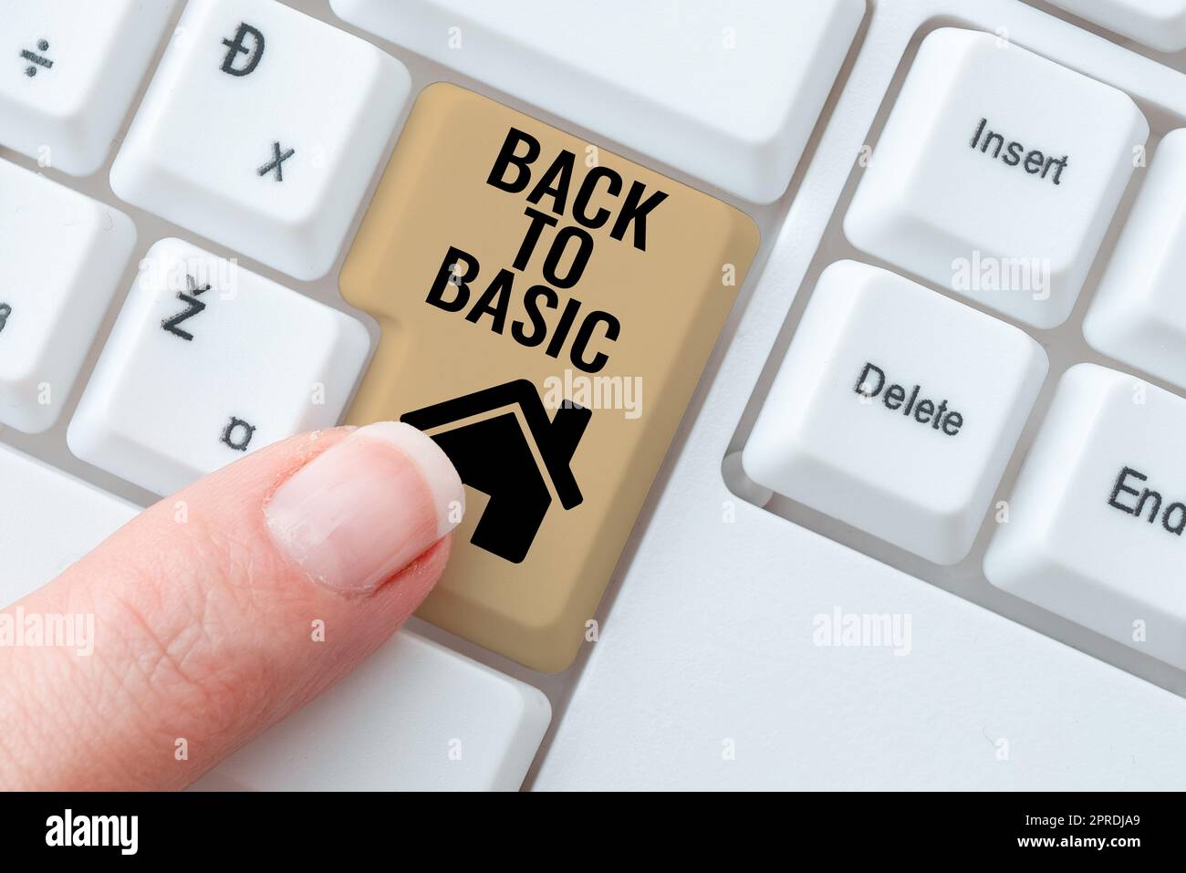 Sign displaying Back To Basic. Internet Concept Return simple things ...