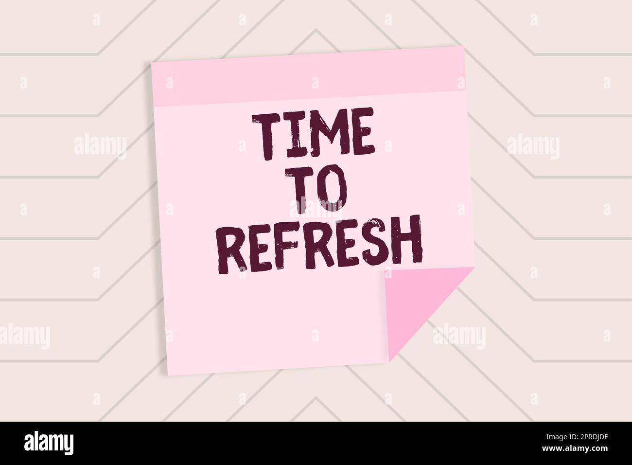 Conceptual caption Time To Refresh. Business approach Right moment to ...