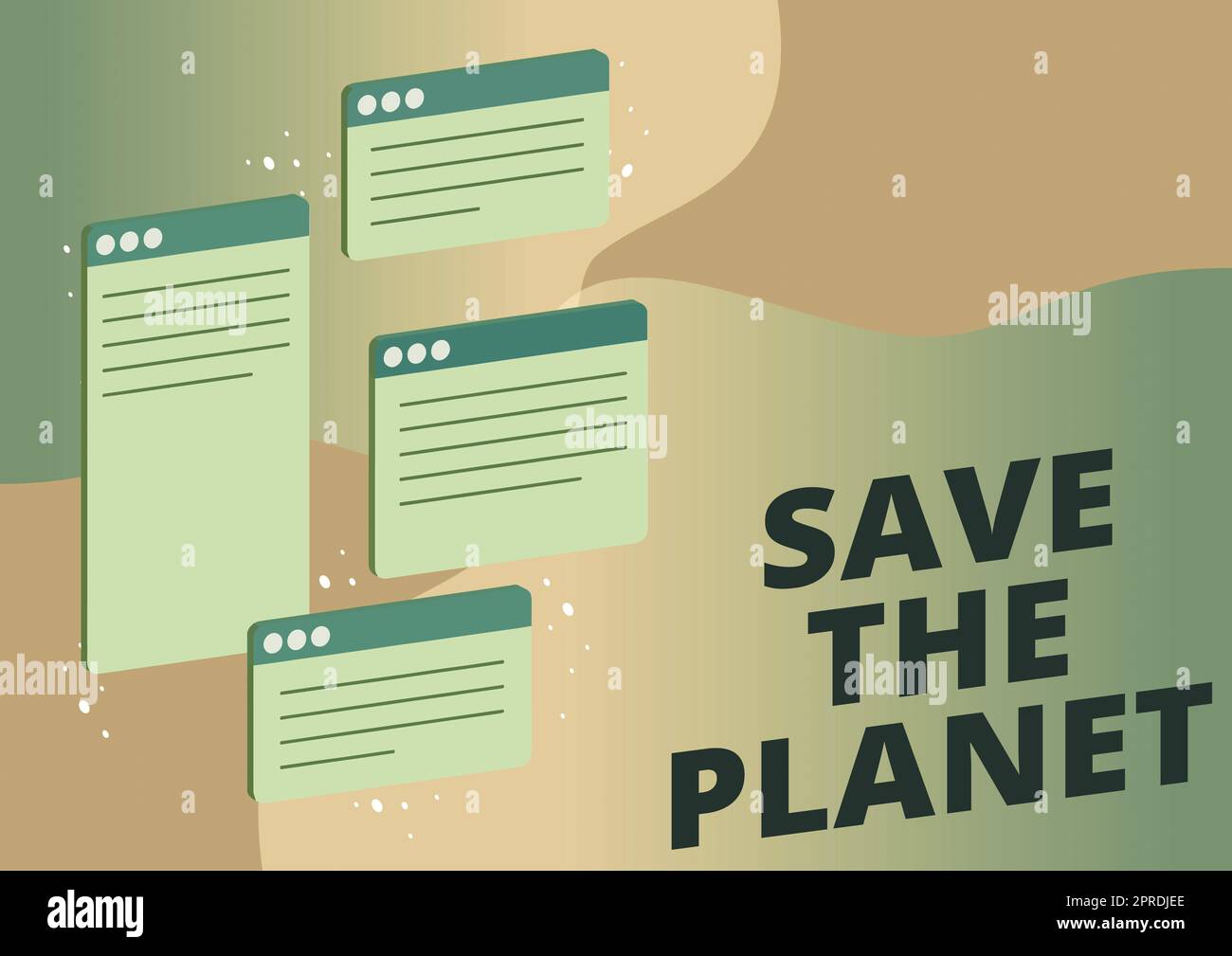 Hand writing sign Save The Planet. Business concept Take care of the ...