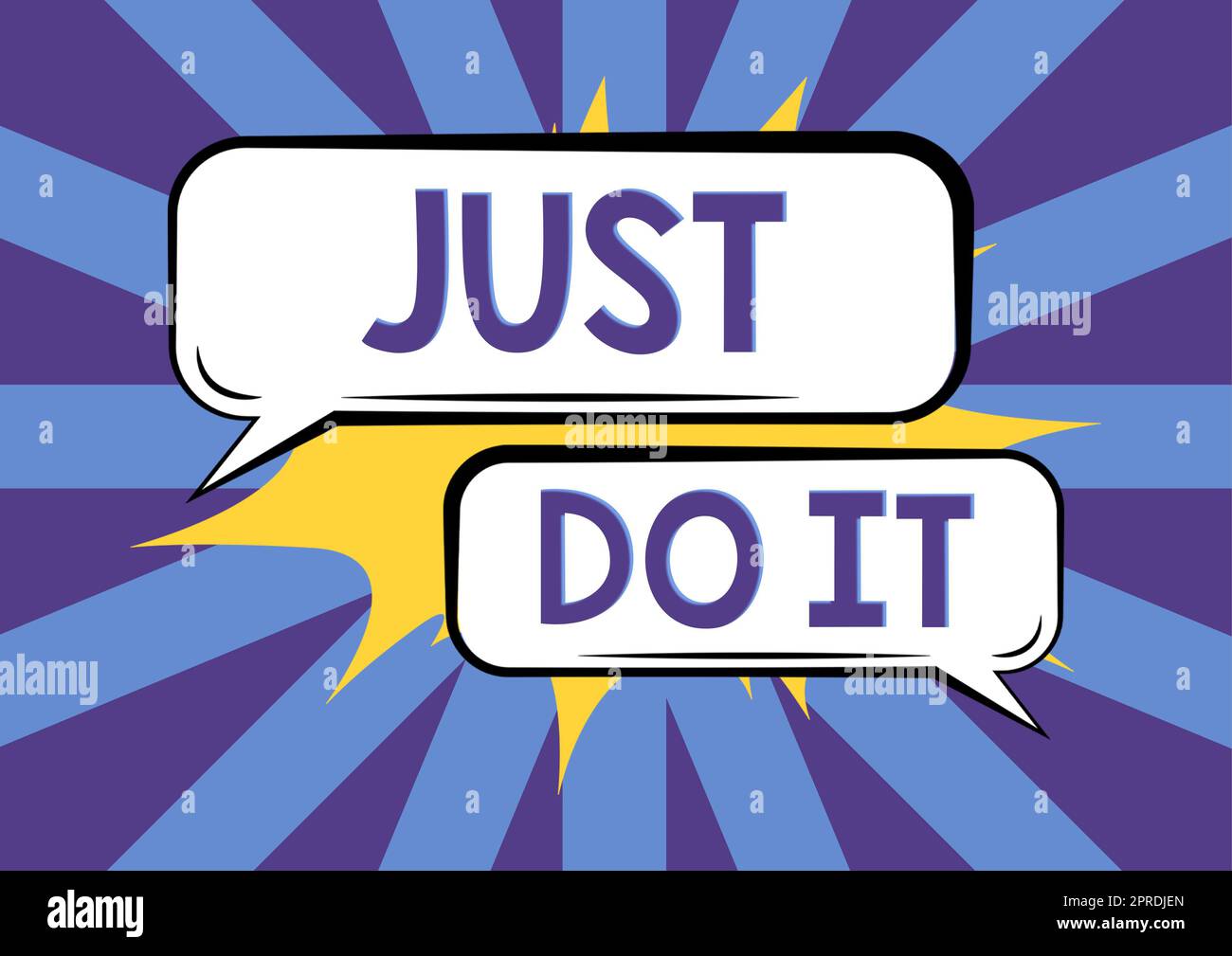 Hand writing sign Just Do It. Business concept Motivation for starting ...