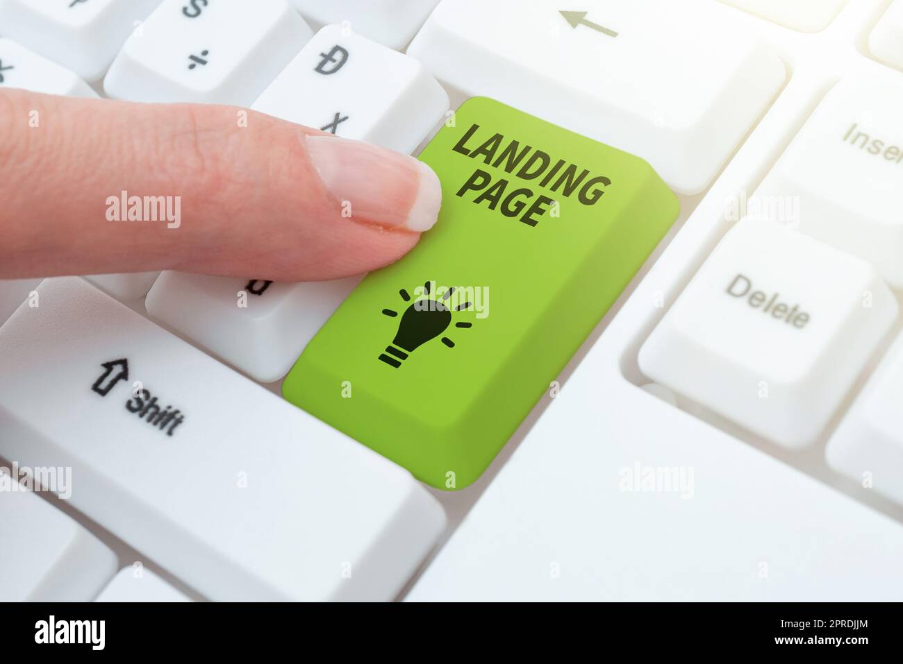 Creative landing page design hi-res stock photography and images - Alamy