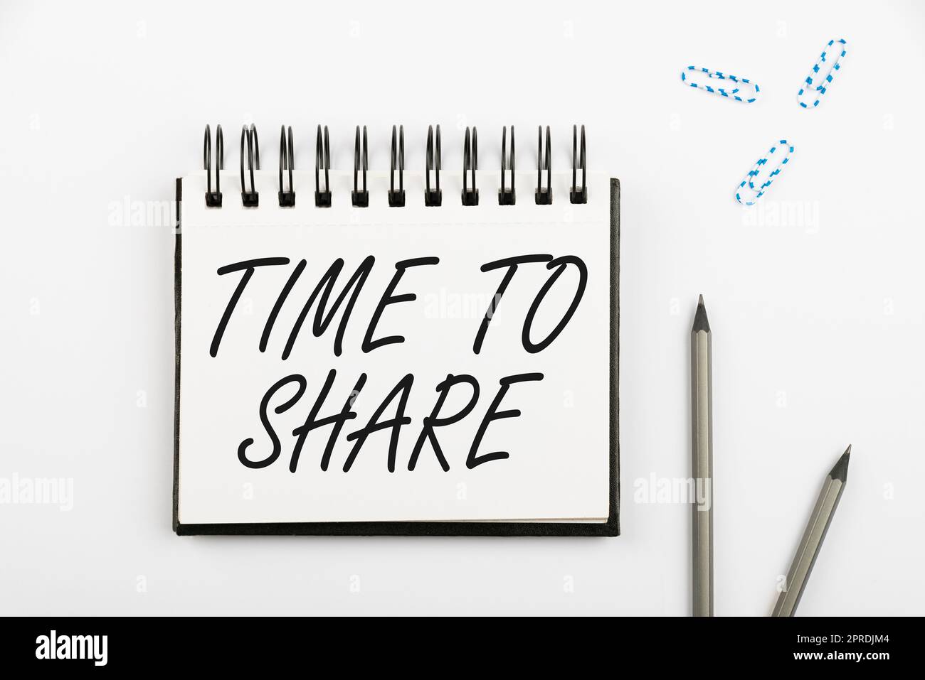 Text sign showing Time To Share. Business overview Communicate with ...