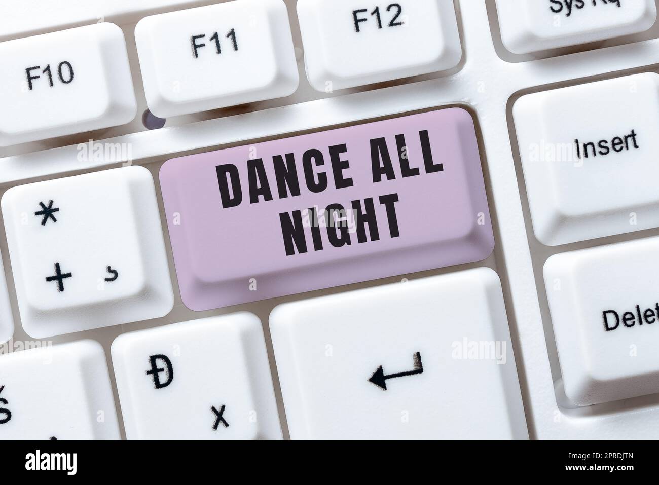 Conceptual display Dance All Night. Business approach Party for the ...
