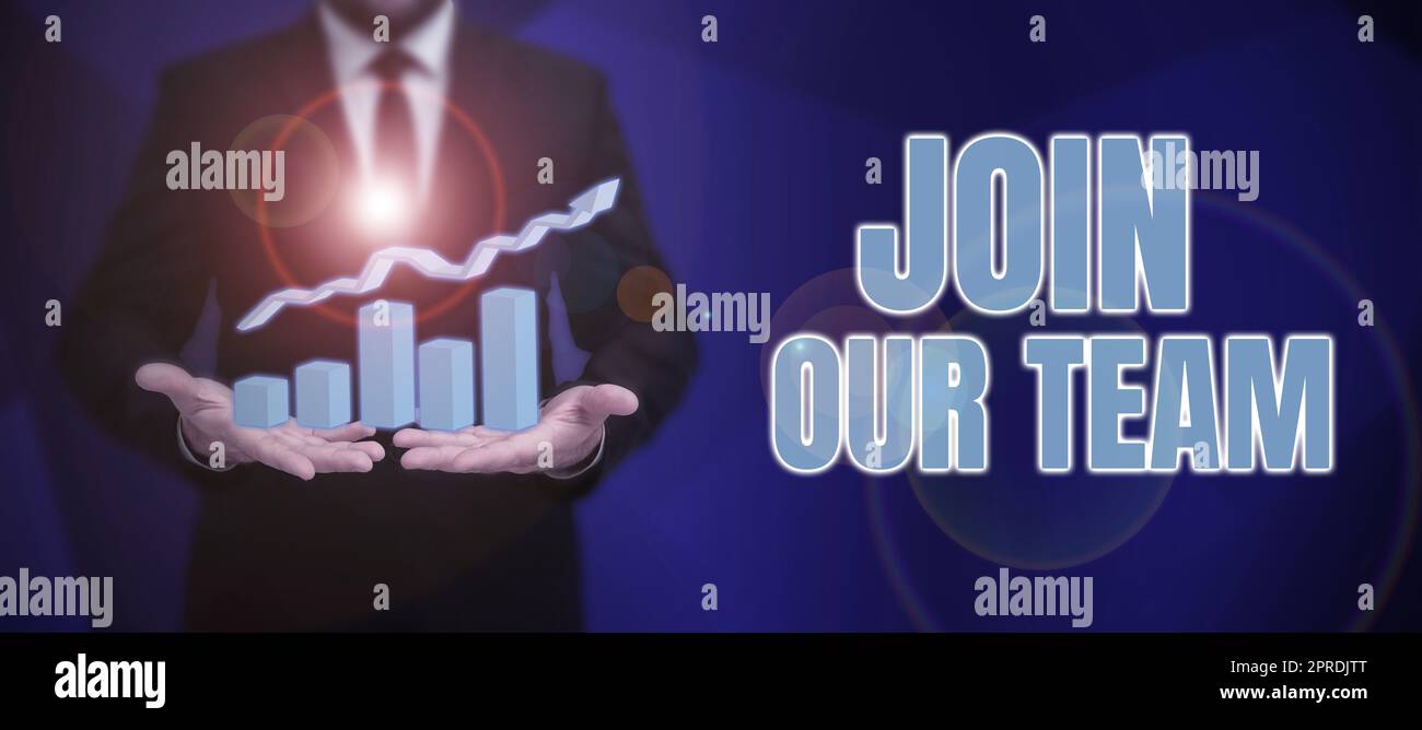 Text showing inspiration Join Our Team. Business idea Allied Associate ...