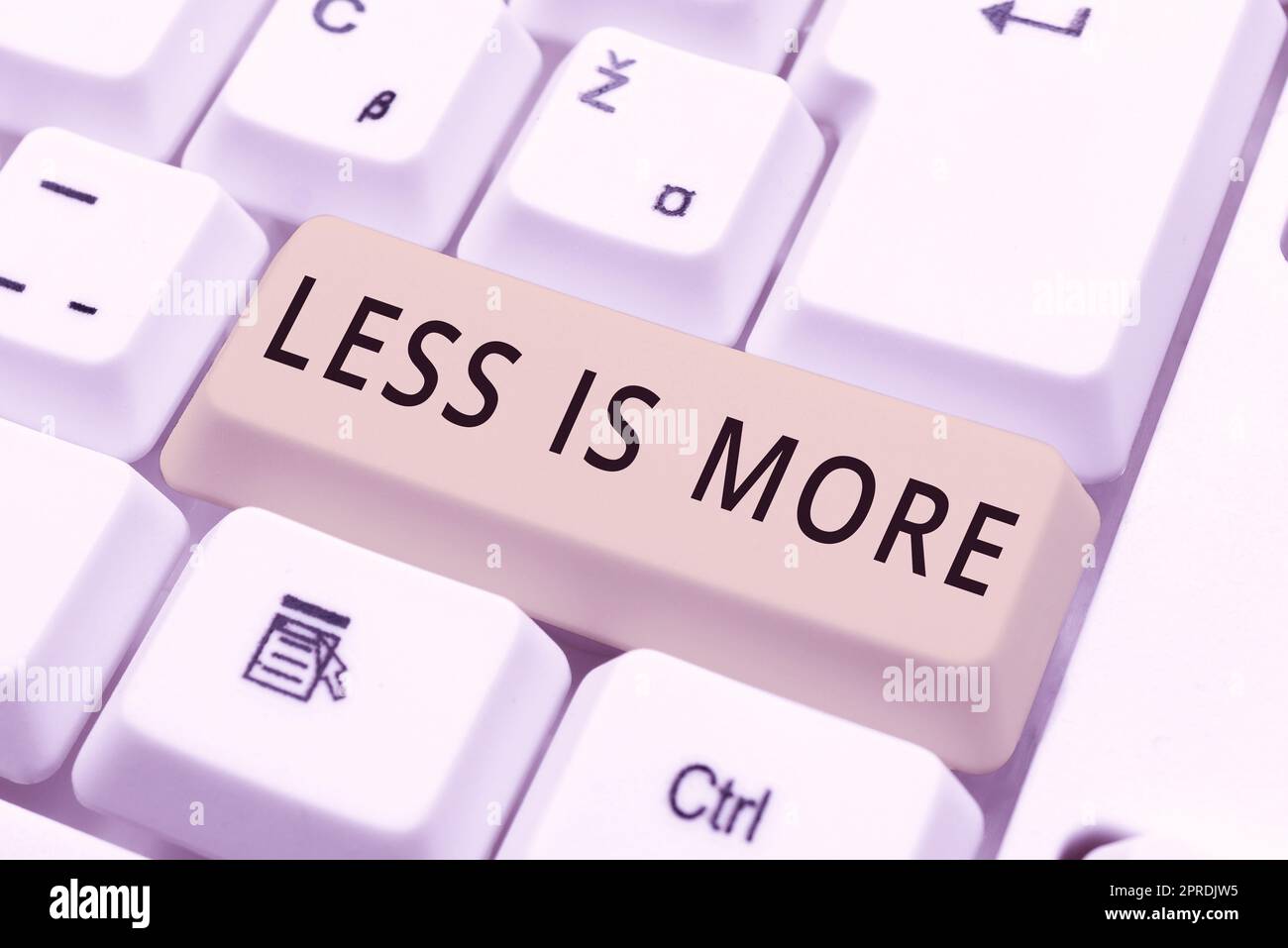 Handwriting text Less Is More. Business idea Minimalist approach to ...