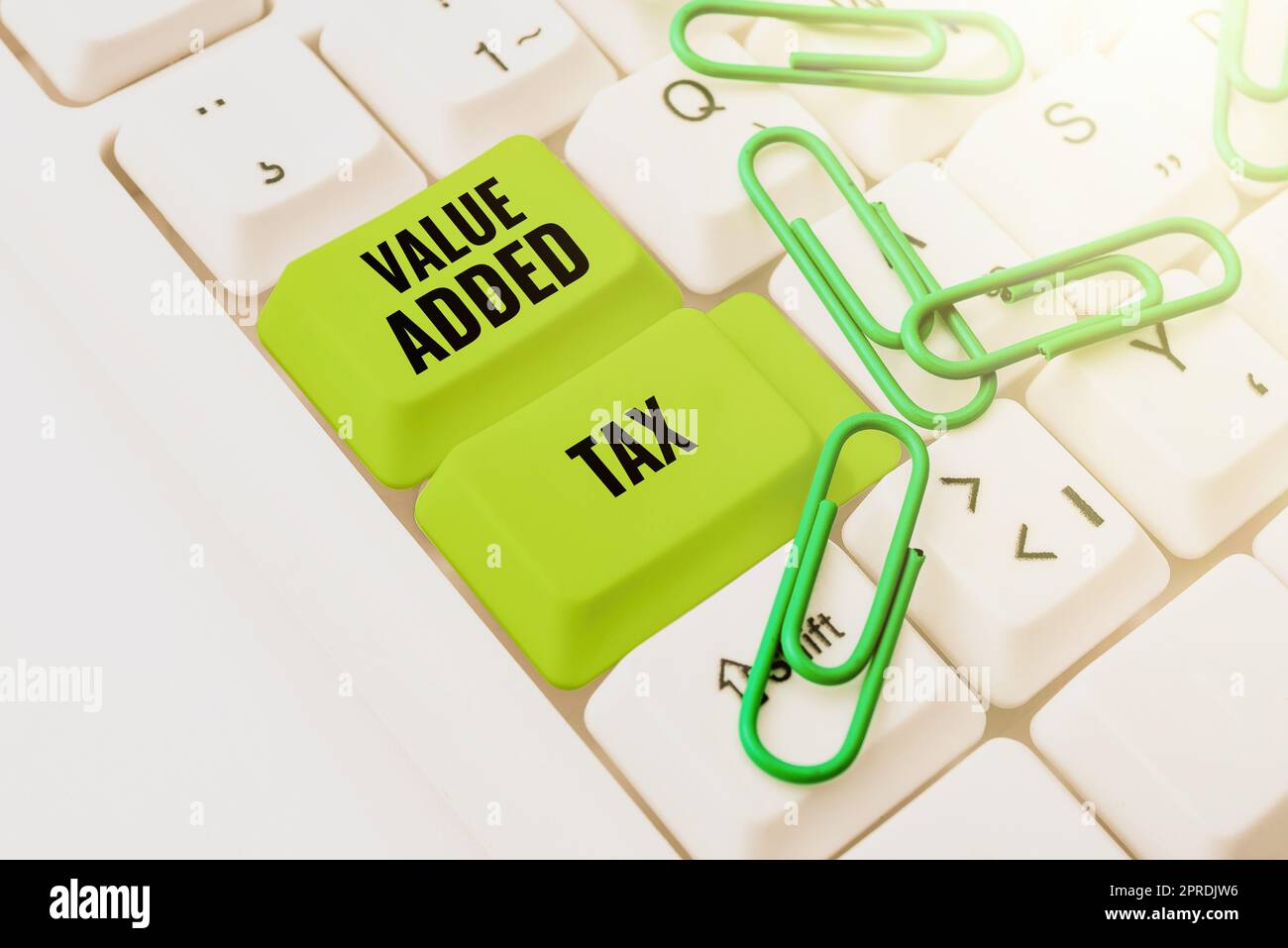 Conceptual display Value Added Tax. Business concept Amount of money ...