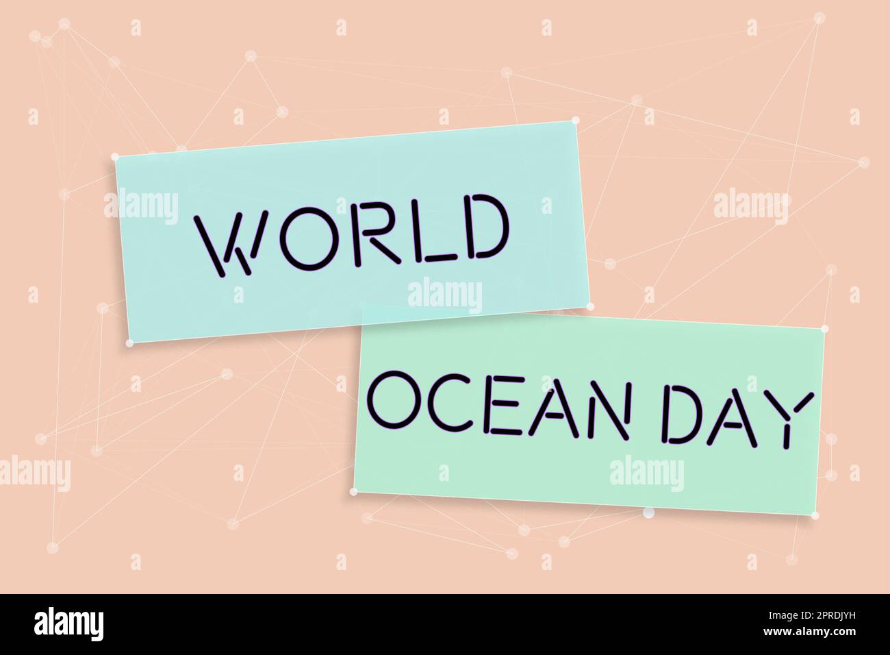 Hand writing sign World Ocean Day. Concept meaning Worldwide ...