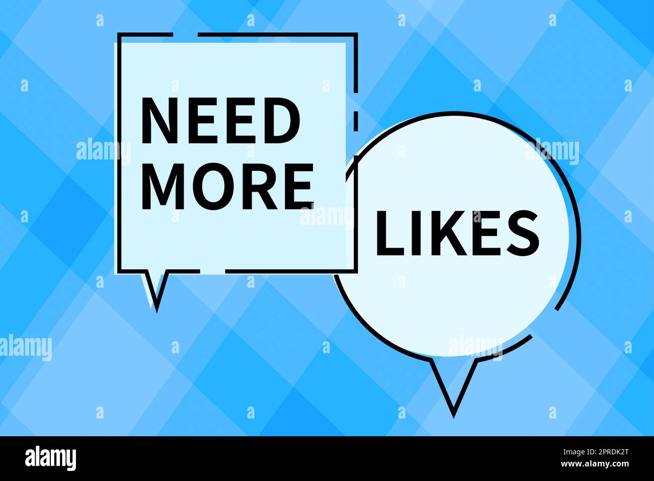 Conceptual caption Need More Likes. Business idea Necessity to have ...