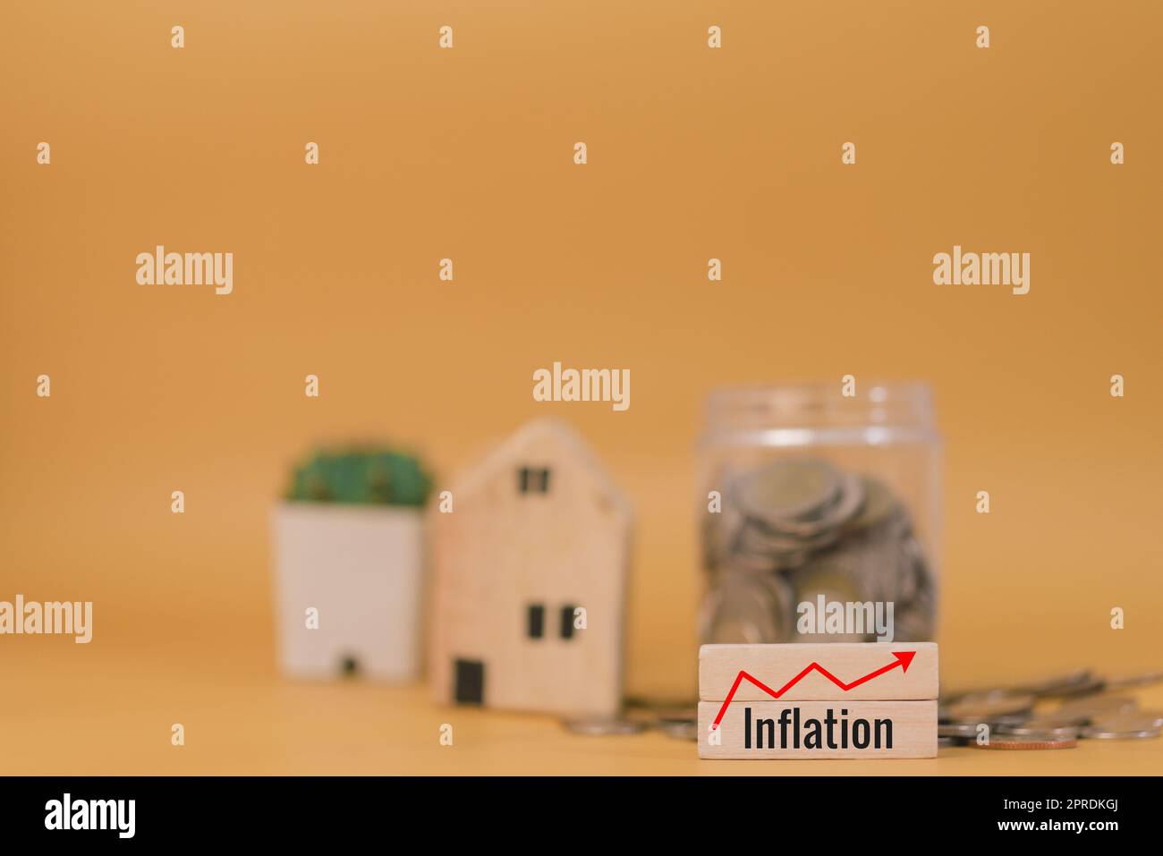 Saving money finance inflation investment economy and insurance home ...