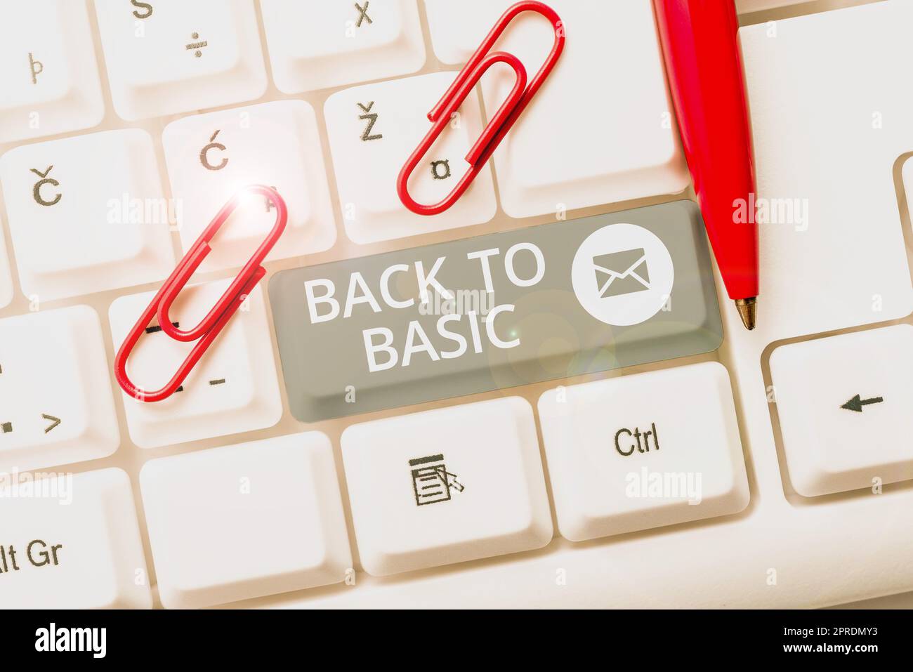 Back to basics finger hi-res stock photography and images - Alamy
