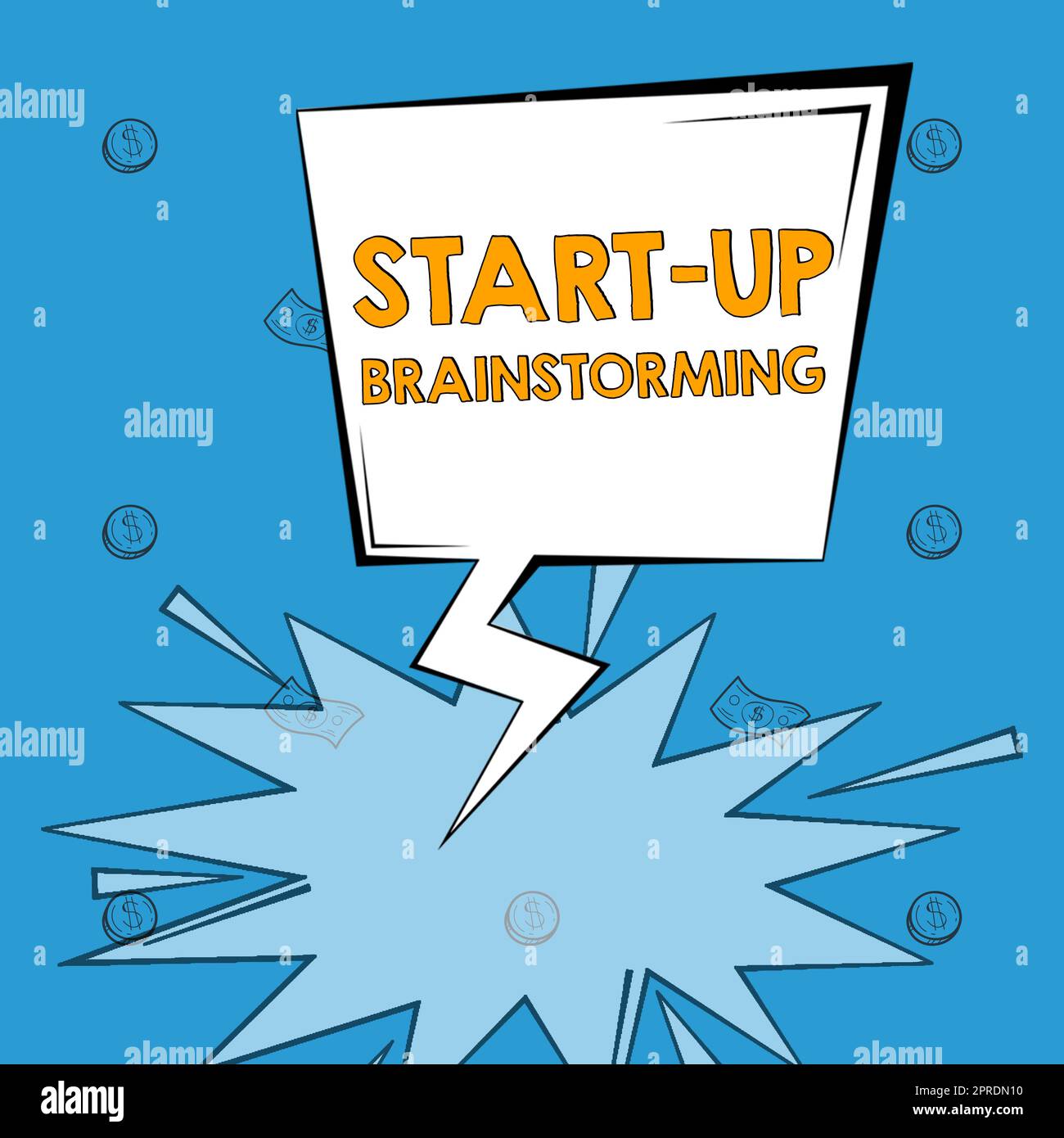 Text showing inspiration Start Up Brainstorming. Business showcase Team ...