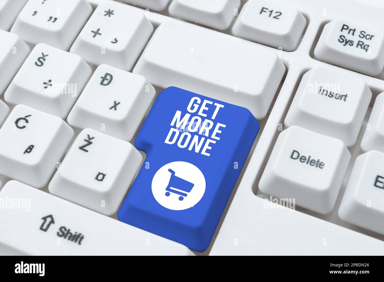 Writing displaying text Get More Done. Word Written on Checklist ...