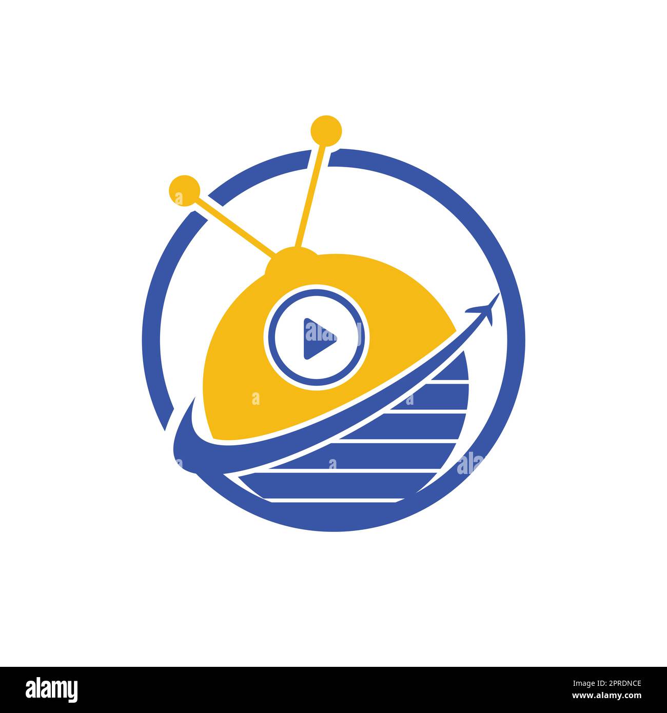 Travel TV vector logo design template. Travel filming adventure touring ...