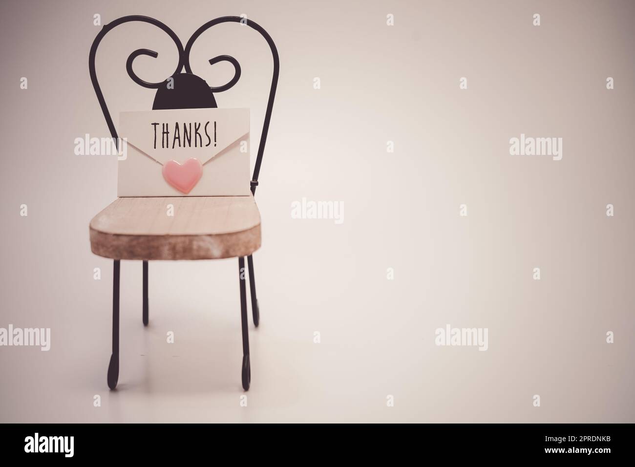 Love letter, which was placed in a chair Stock Photo - Alamy
