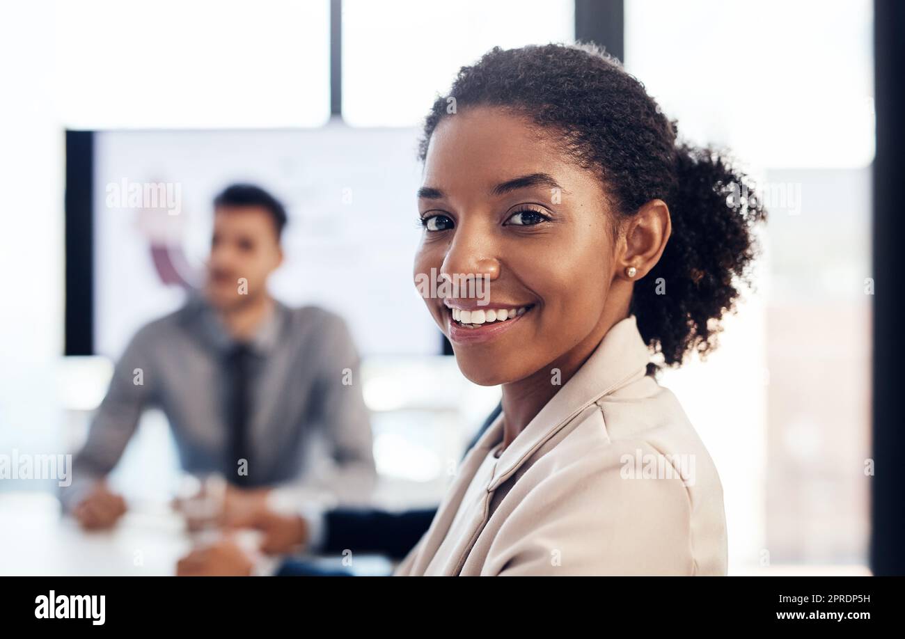 Every person is an important part of our team. Portrait of a confident ...