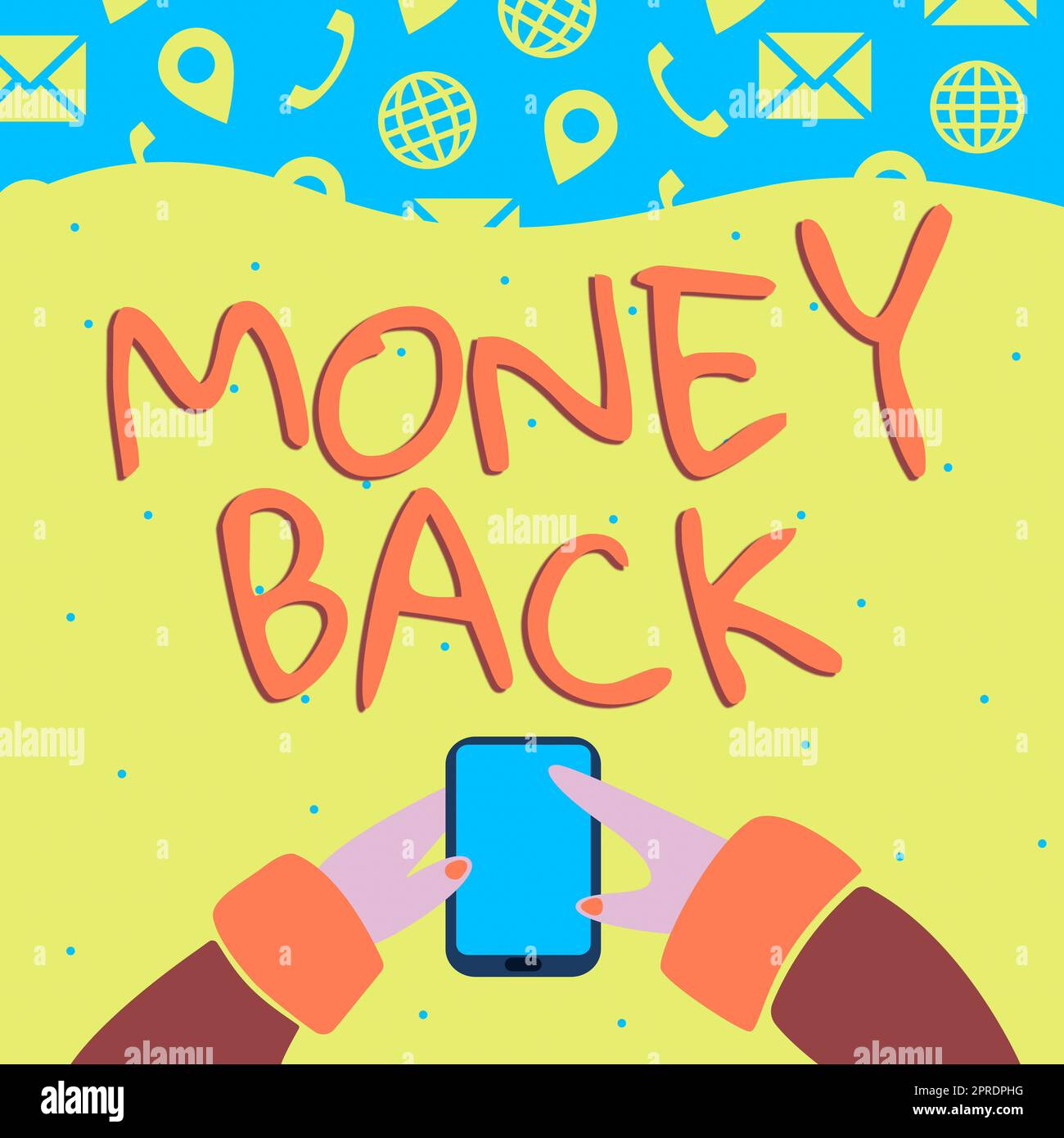 Writing displaying text Money Back. Word Written on get what you paid ...