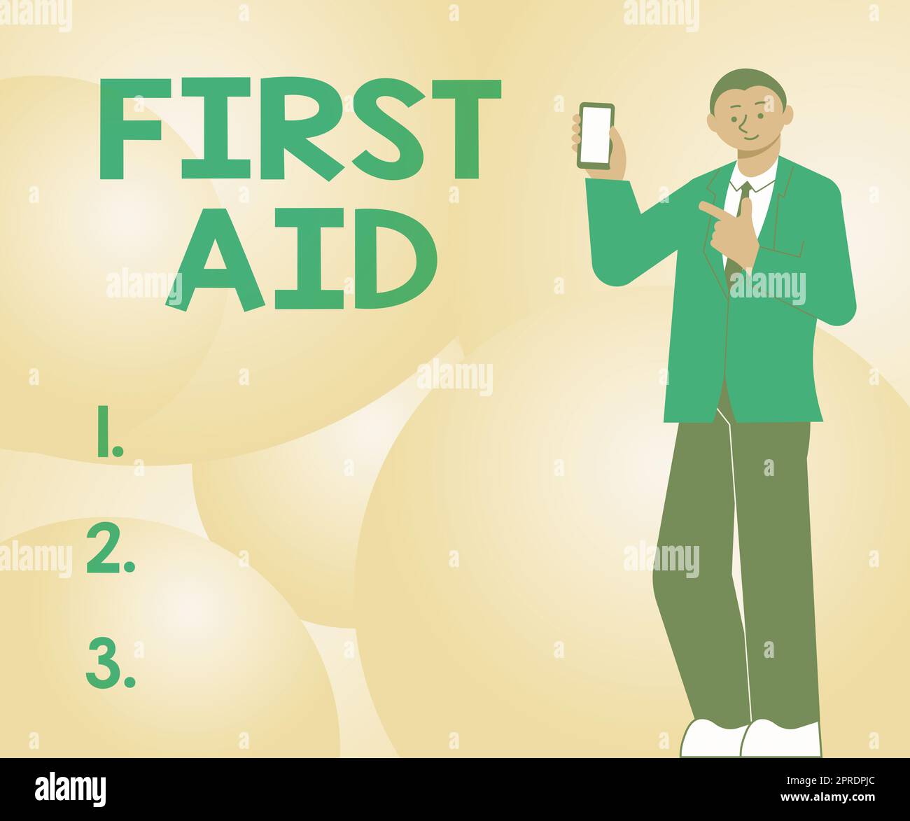 Sign displaying First Aid. Word Written on Practise of healing small ...