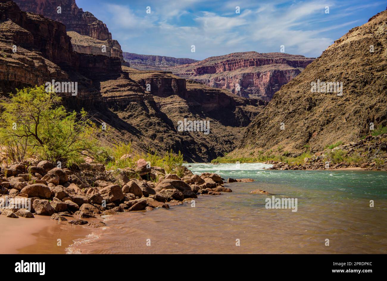 Colorado River in The Grand Canyon Stock Photo - Alamy