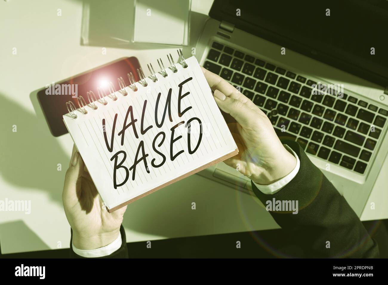 Writing displaying text Value Based. Word for Considering the product ...