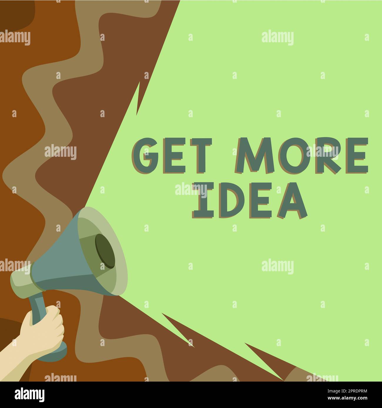 Handwriting text Get More Idea. Business concept Random Input Mind Map ...