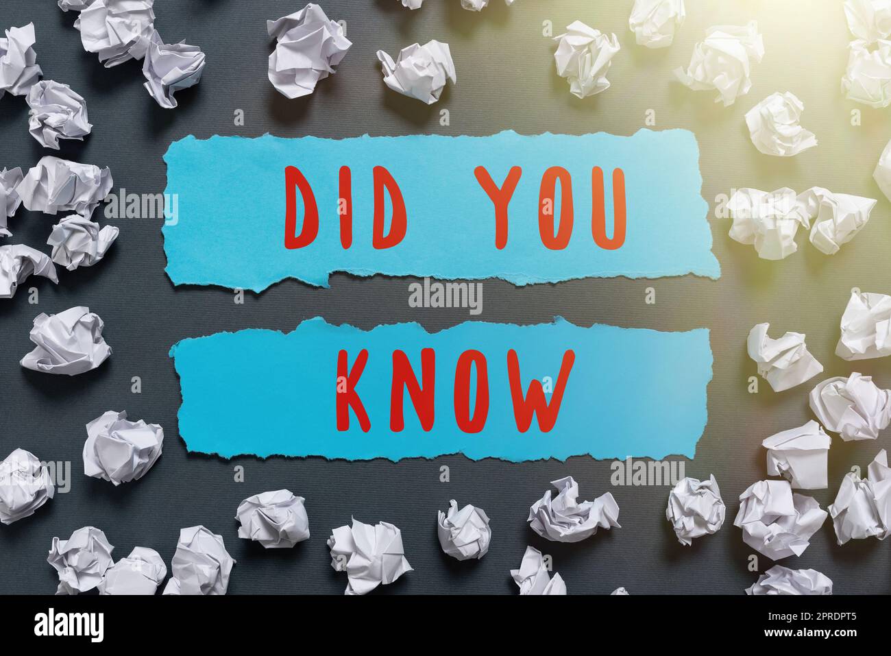 Text caption presenting Did You Know. Business showcase Knowing the ...