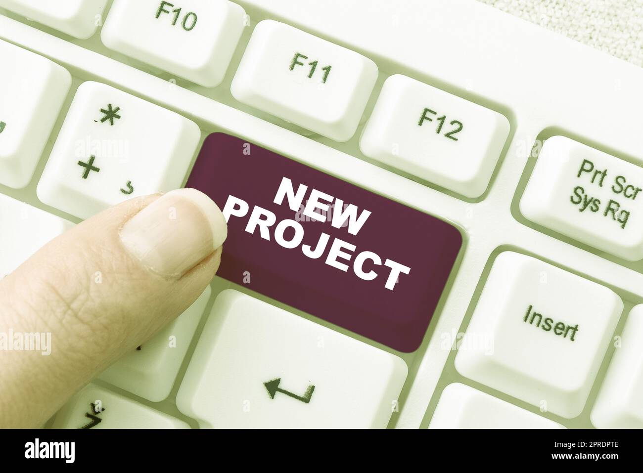 Text sign showing New Project. Conceptual photo individual enterprise ...
