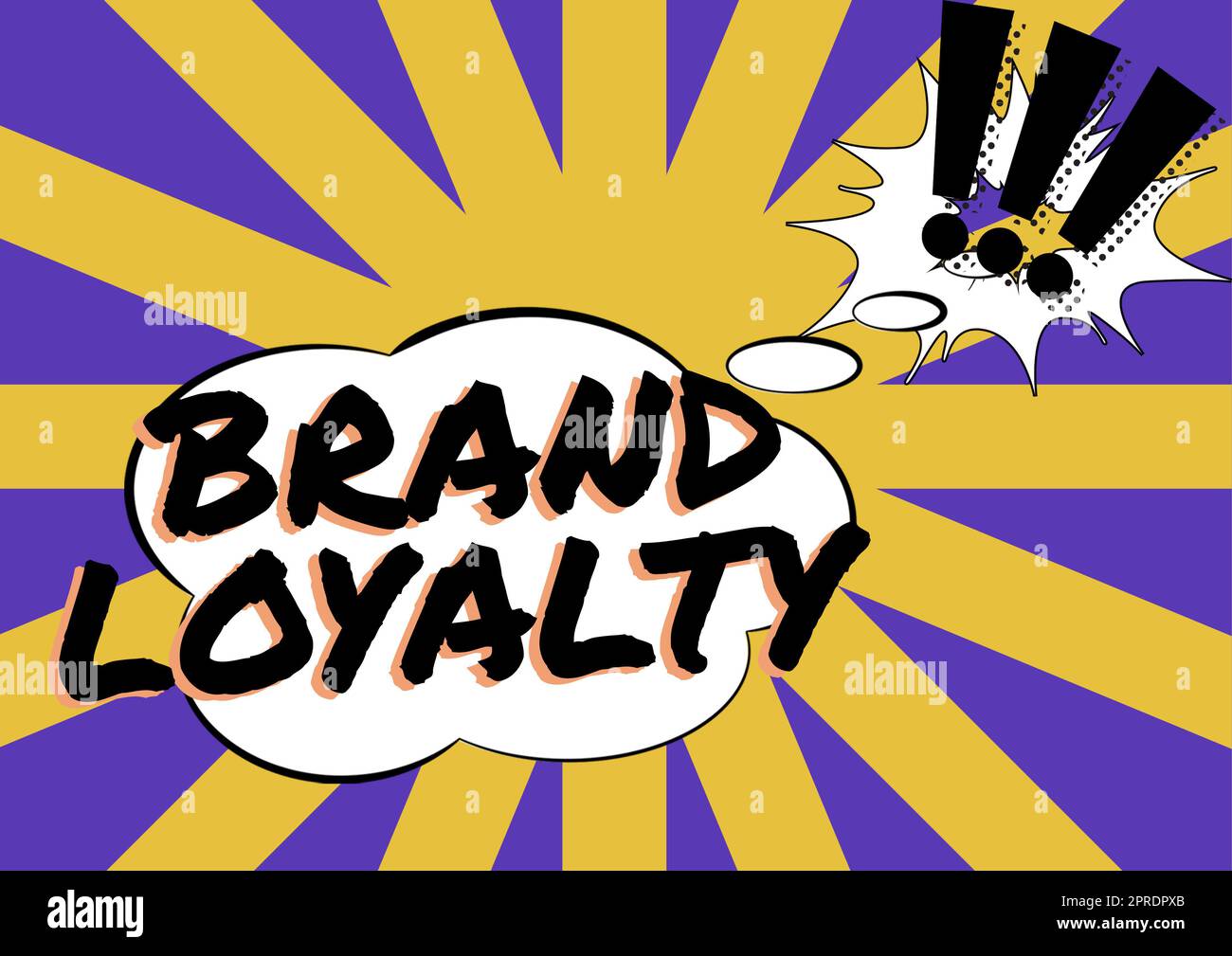 Hand writing sign Brand Loyalty. Internet Concept Repeat Purchase ...