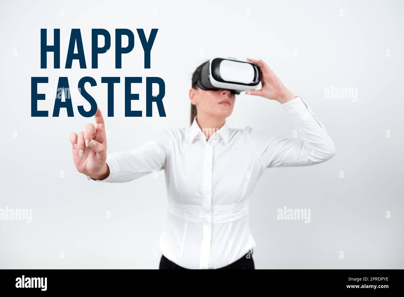 Conceptual display Happy Easter. Concept meaning Christian feast ...