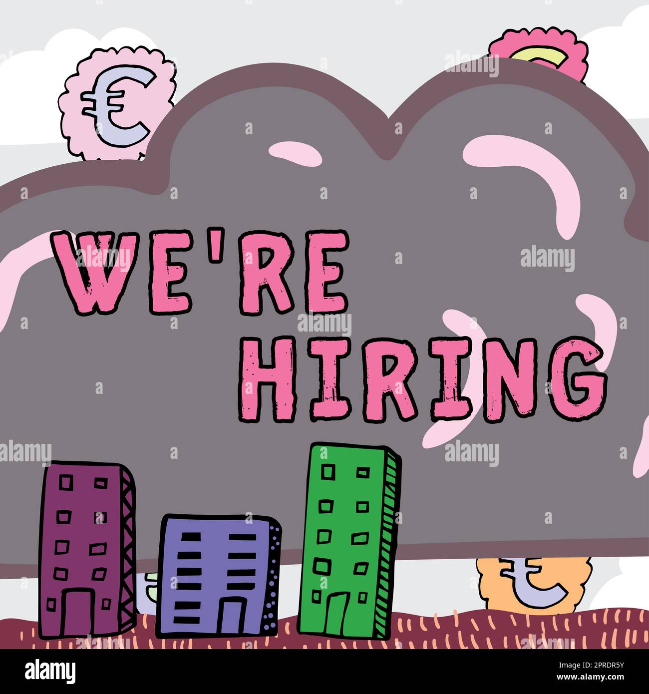 Text sign showing We Re Are Hiring. Business overview Advertising ...
