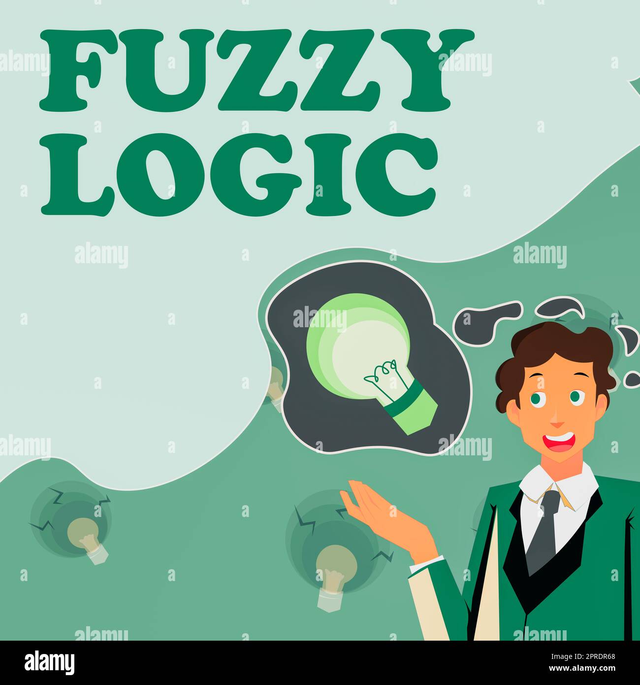 Hand writing sign Fuzzy Logic. Business overview checks for extent of ...