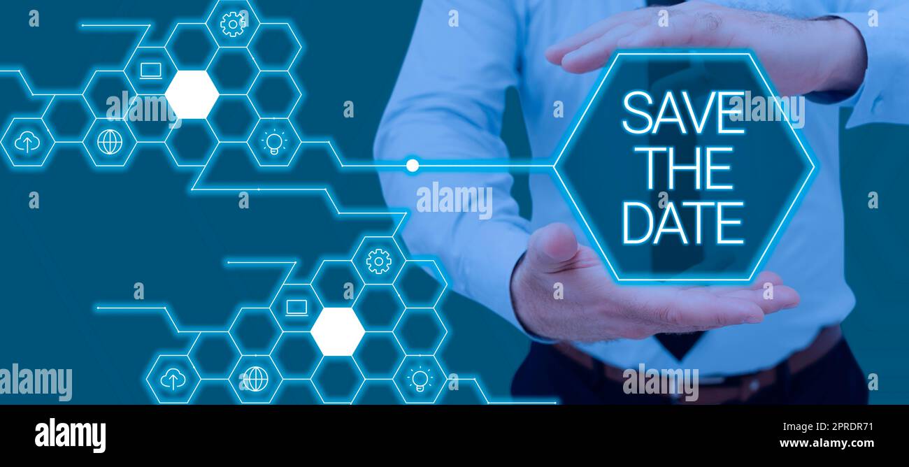 Conceptual caption Save The Date. Word Written on Systematized events ... Conceptual caption Save The Date. Word Written on Systematized events ...