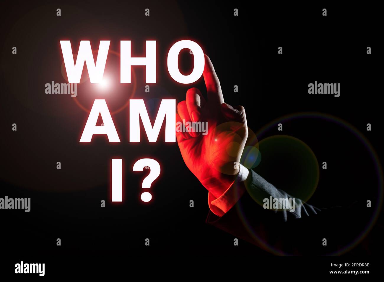 Text showing inspiration Who Am I. Business showcase Introduce Identify ...