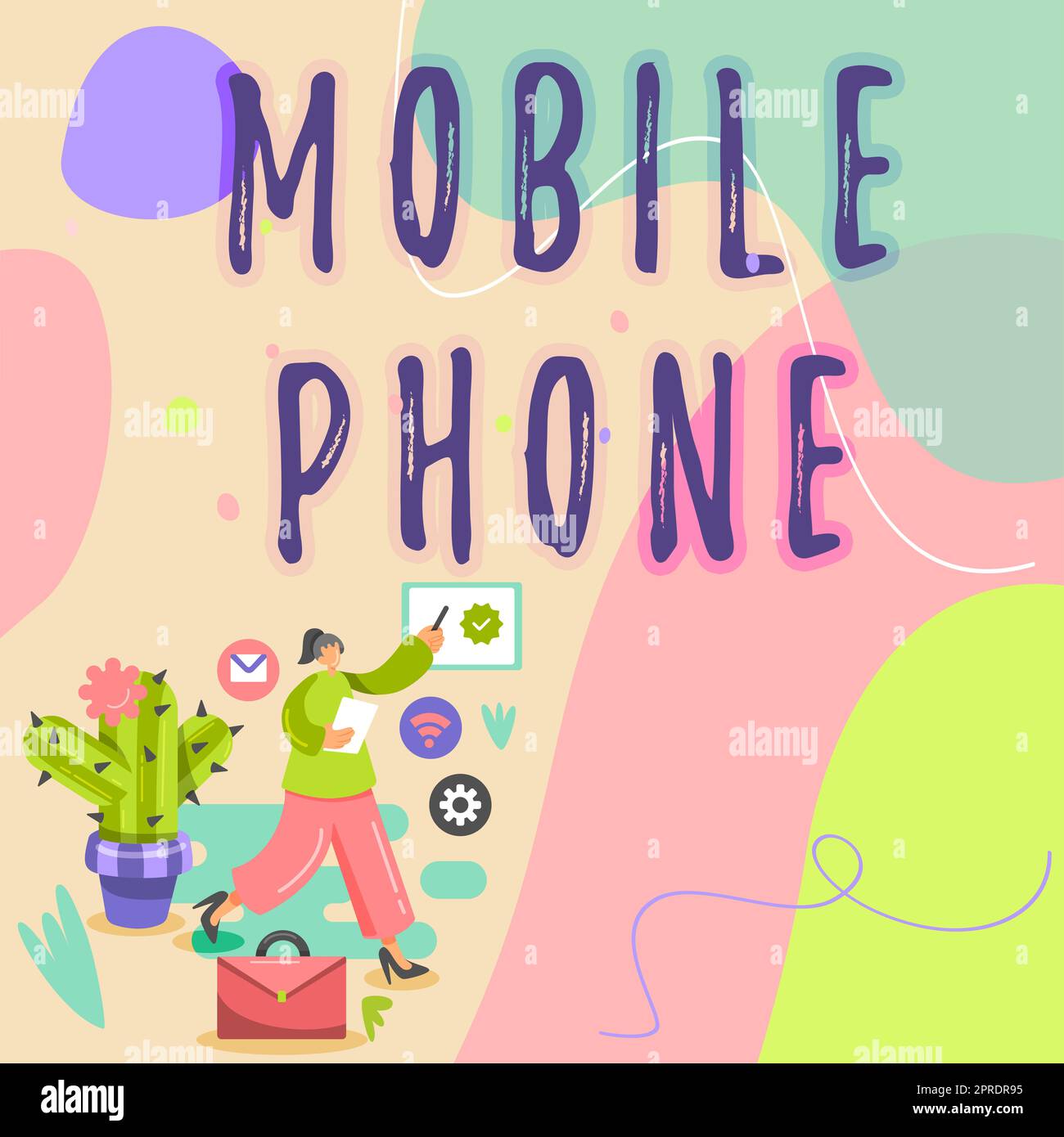 Hand writing sign Mobile Phone. Business concept A handheld device used ... Hand writing sign Mobile Phone. Business concept A handheld device used ...