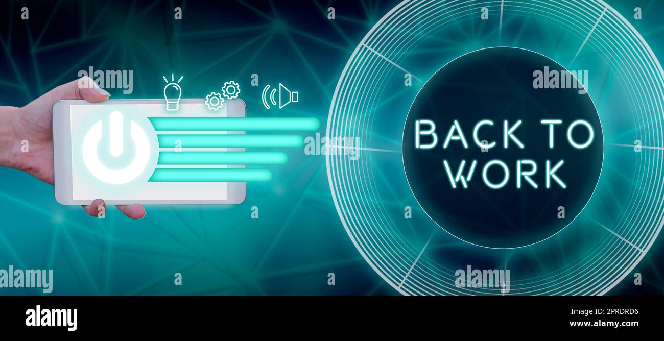 Employee welcome back sign hi-res stock photography and images - Alamy