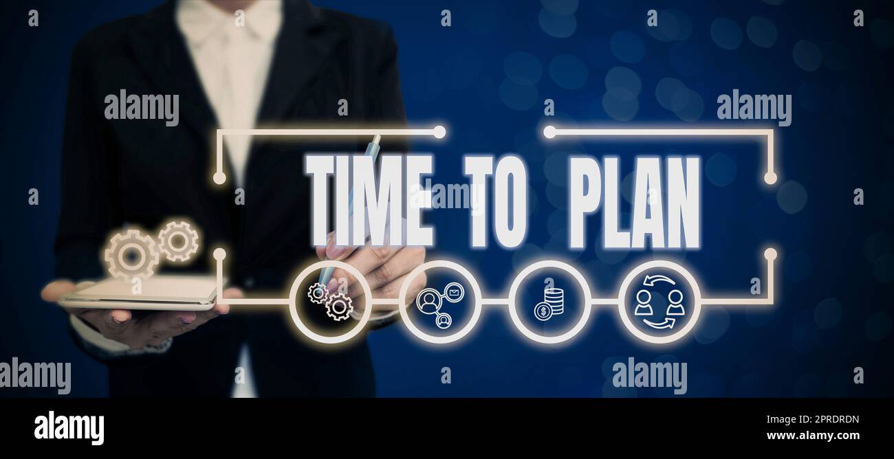 Writing displaying text Time To Plan. Business concept Preparation of ...