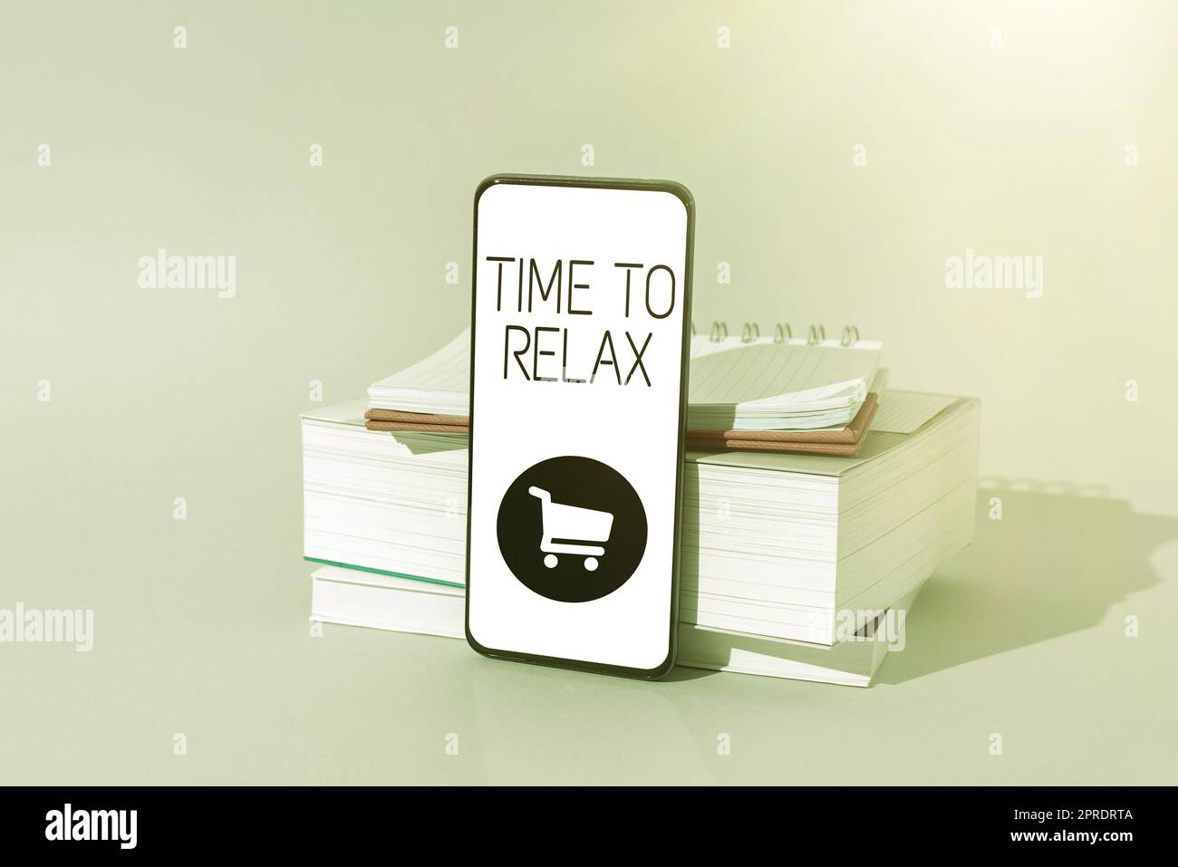 Conceptual caption Time To Relax. Business idea Relaxation moment for a ...