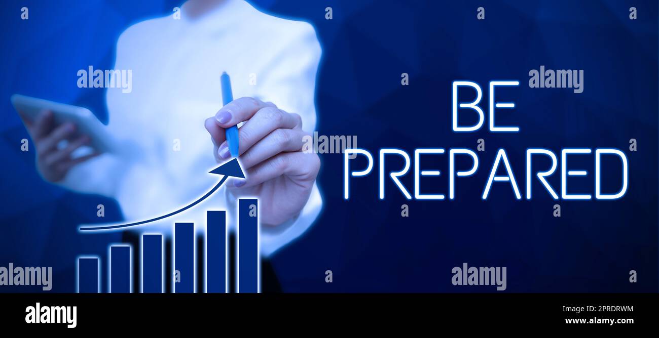 Preparation banner speech bubble hi-res stock photography and images ...