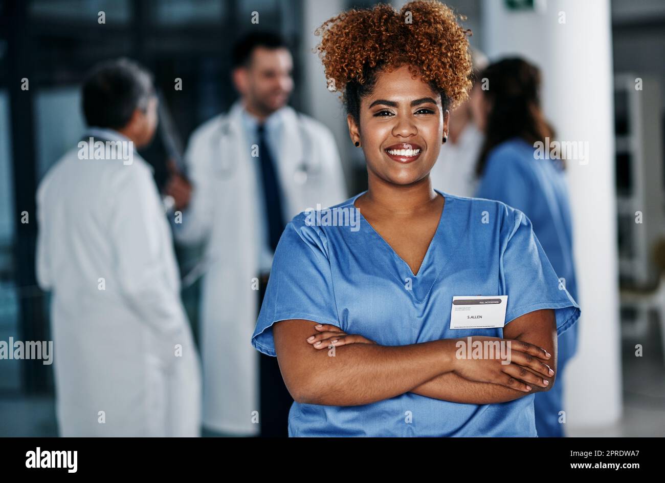 You wont find a more well run hospital. Portrait of a confident young ...