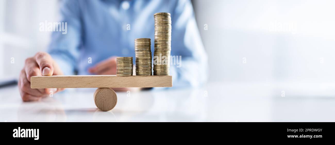 Financial Leverage Balance Stock Photo - Alamy