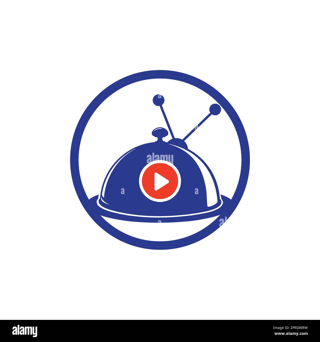 Bistro Food tv vector logo design template. Food channel logo concept ...