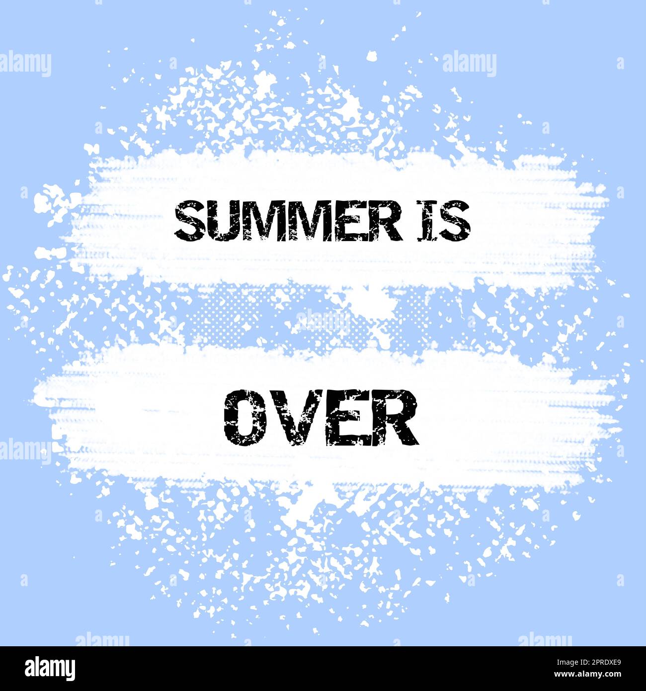 Text showing inspiration Summer Is Over. Business approach End of break ...