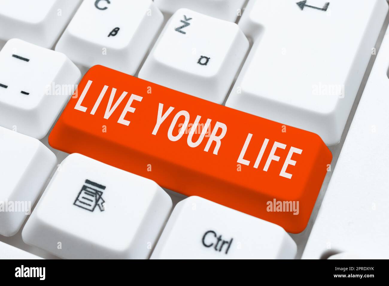 Text sign showing Live Your Life. Conceptual photo Motivation ...
