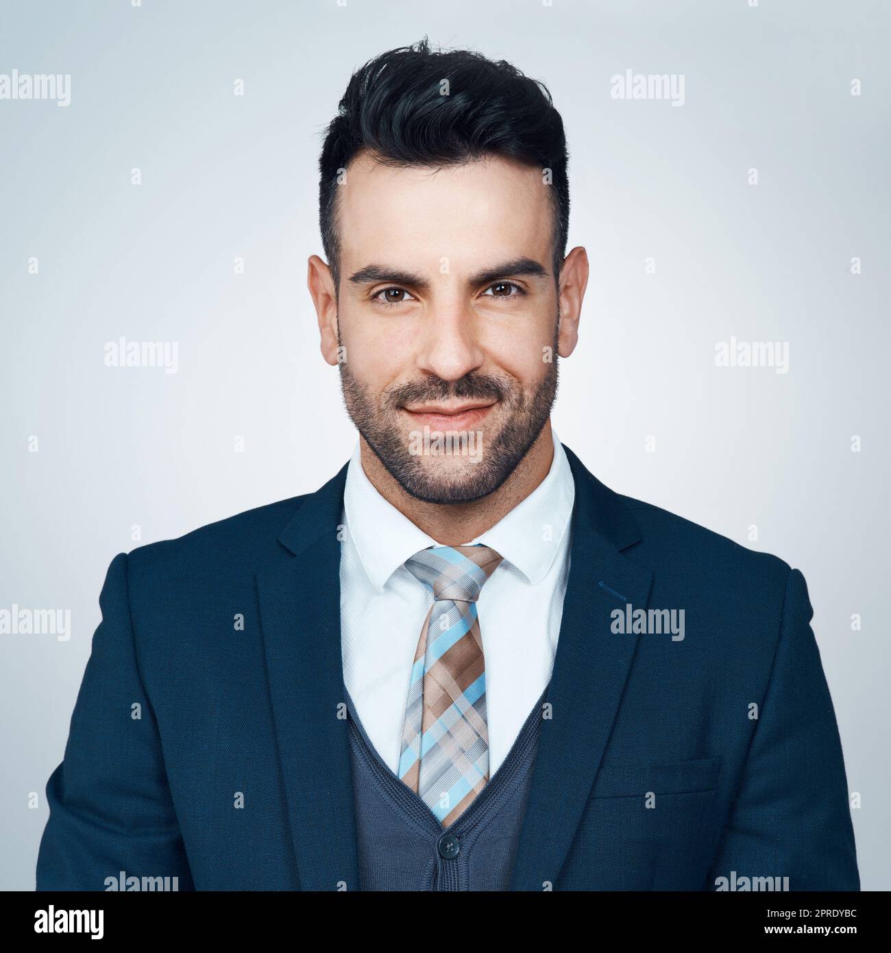 Success has always been destined for me. Studio portrait of a handsome ...