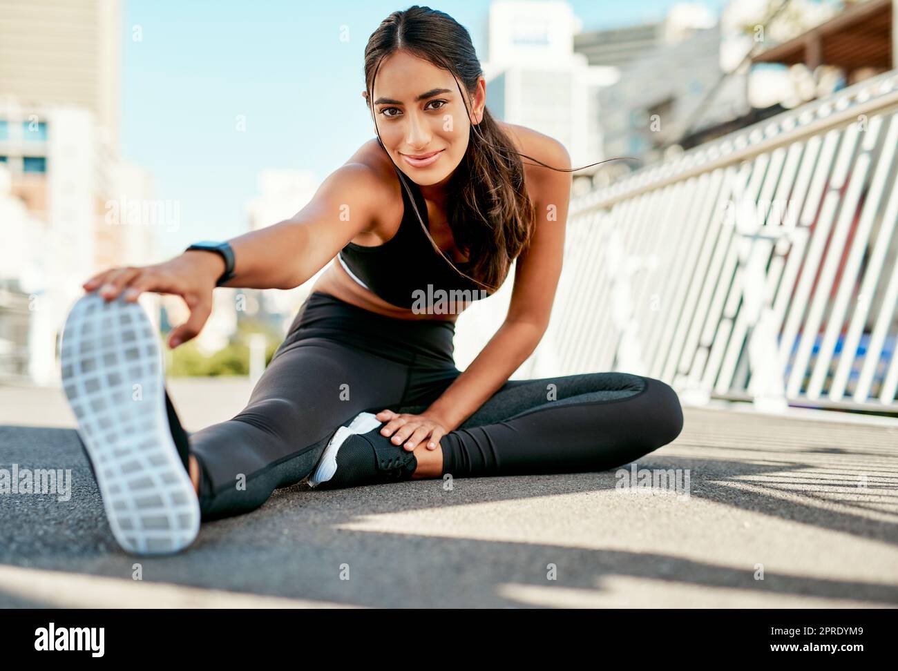 Youll feel yourself getting stronger by the day. Portrait of a sporty ...