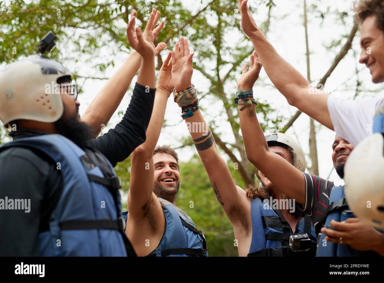 This is for being an adventurer seeker. a group of young male friends ...