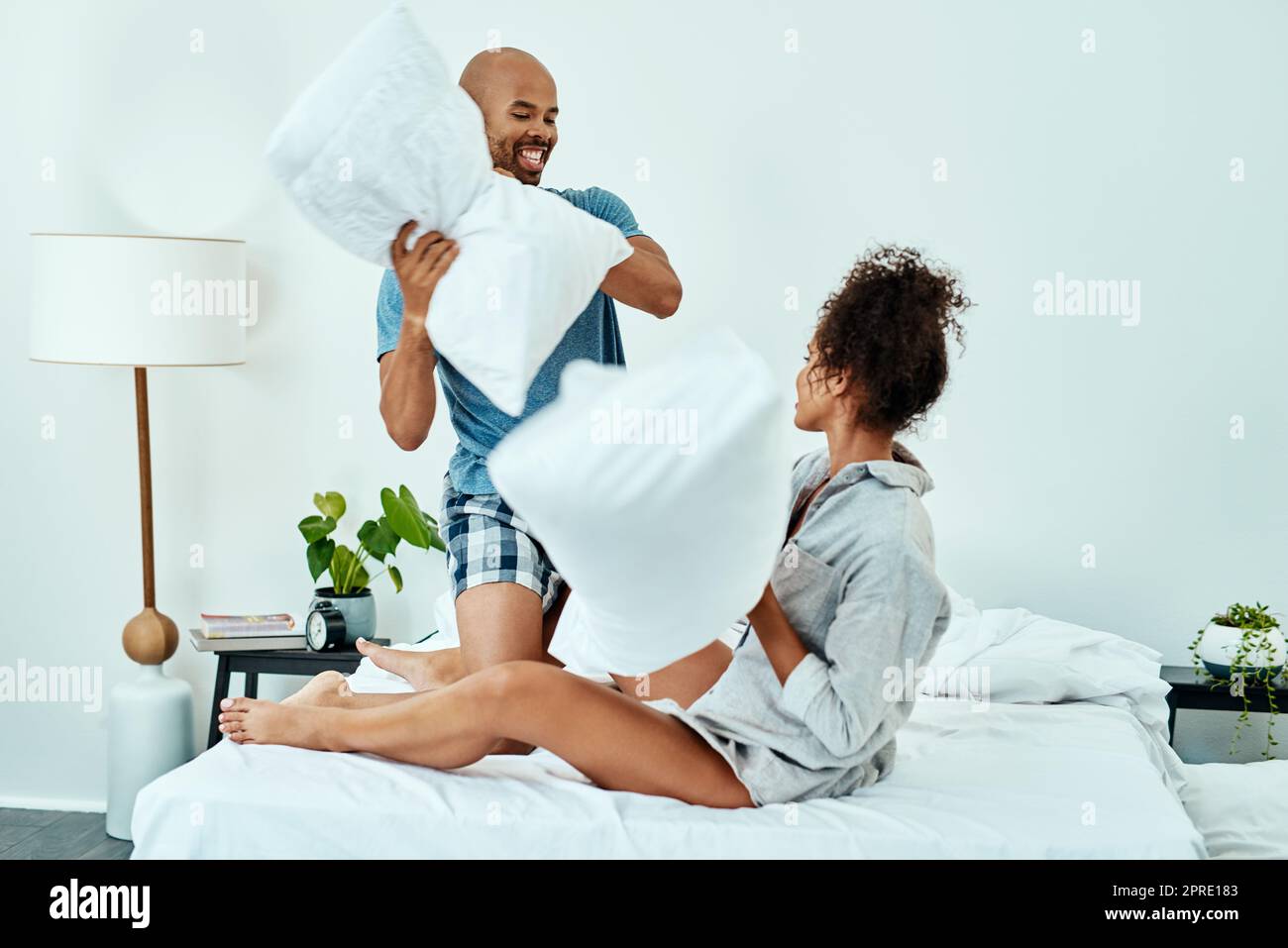 Romantic Pillow Fight