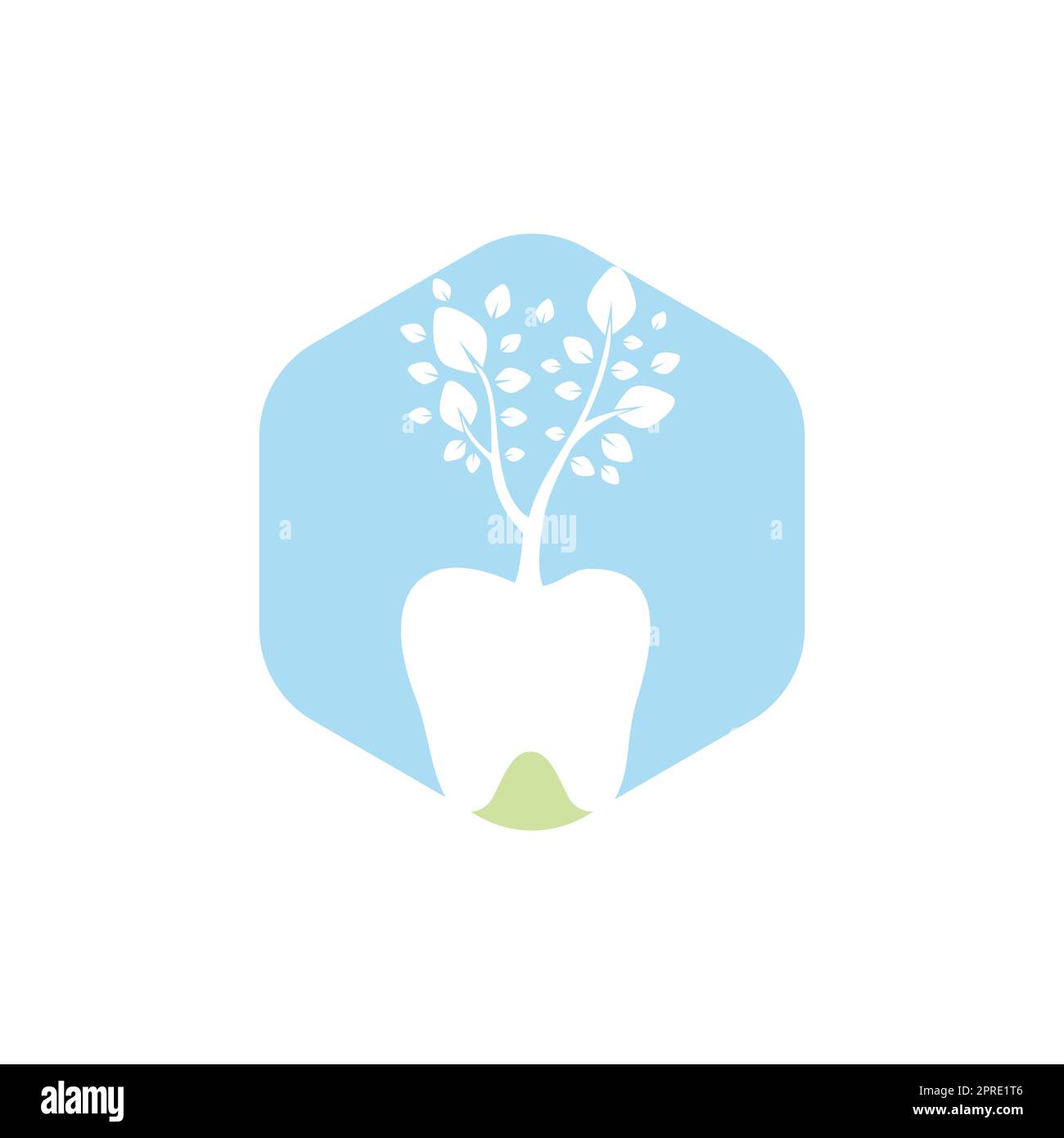 Dental tree vector logo design template. Dental tree vector logo ...
