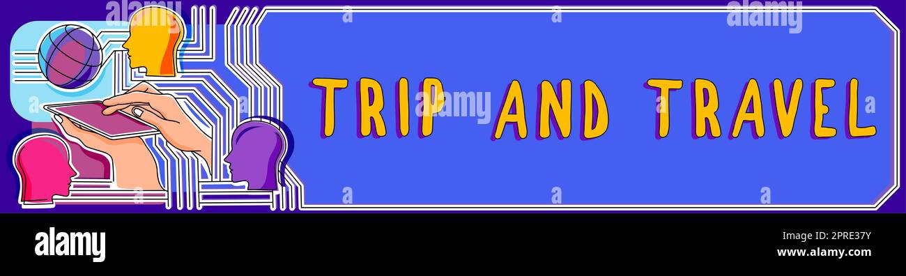Writing displaying text Trip And Travel, Internet Concept famous ...
